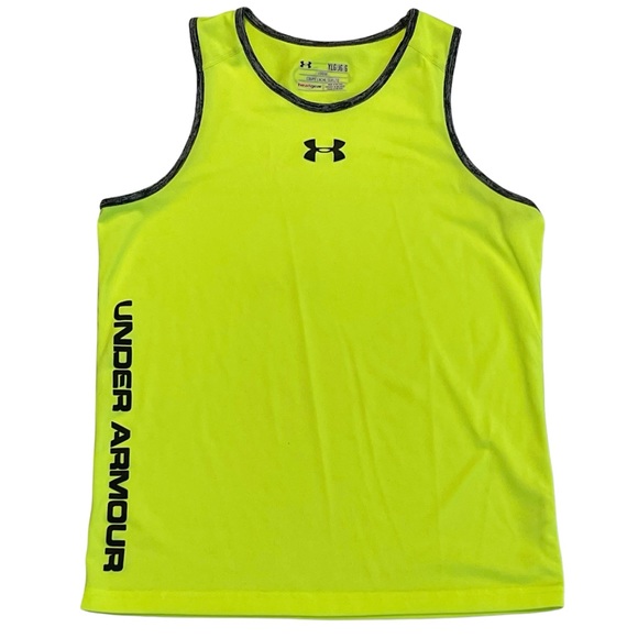 Under Armour | Shirts & Tops | Under Armour Kids Neon Yellow Tank Top ...